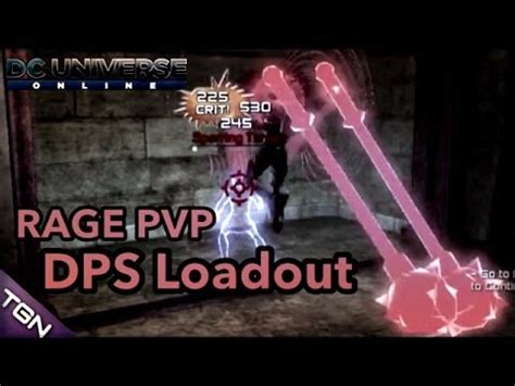 DCUO ORBIT S Rage DPS Loadout PVP YouTube