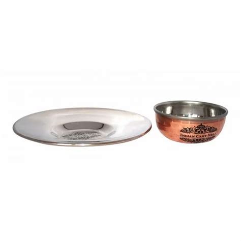 Indian Cart Villa Steel Copper Handmade Hammered Finger Bowl At Rs 620