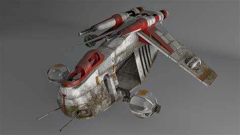 Star Wars Clone Gunship Art