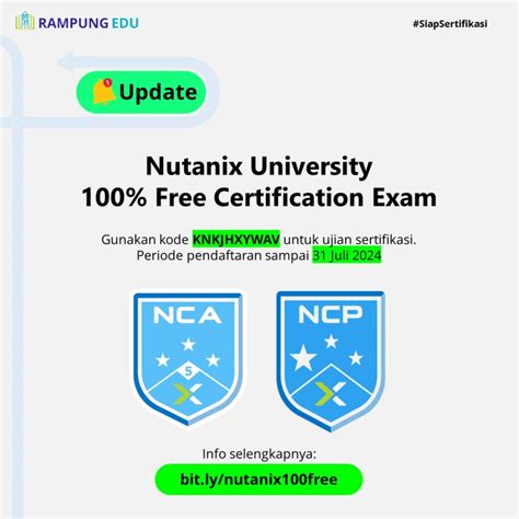 Rampung Edu On Linkedin Rampungedu Nutanix Nutanixuniversity Examvoucher Freecertification…
