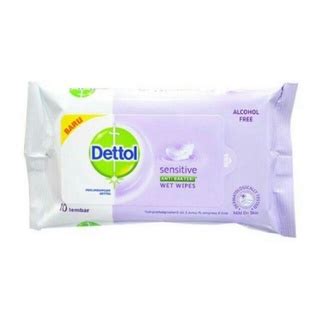 Jual Dettol Wet Wipes Isi 10s Lembar Tissue Basah 10 Sheets Tisu Detol