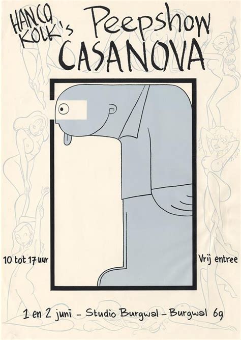 Illustration Hanco Kolks Peepshow Casanova By Hanco Kolk Griffioen