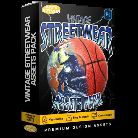 Vintage Streetwear Assets Pack Zays Studio