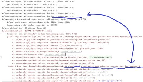 Illegalargumentexception Suggested Resolution Map Missing Resolution For Camera Issue