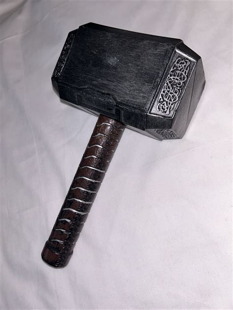 Thor Hammer Mjolnir Cosplay Costume Prop Toy Marvel S… Gem