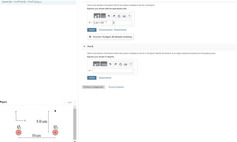 solved suppose q1 1 8nc ﻿and q2 3 6nc figure 1 what is the