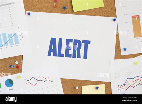 Chart Graph Result Alert Concept Stock Photo Alamy