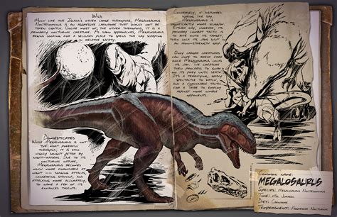 Dino Dossier Megalosaurus Ark Survival Evolved