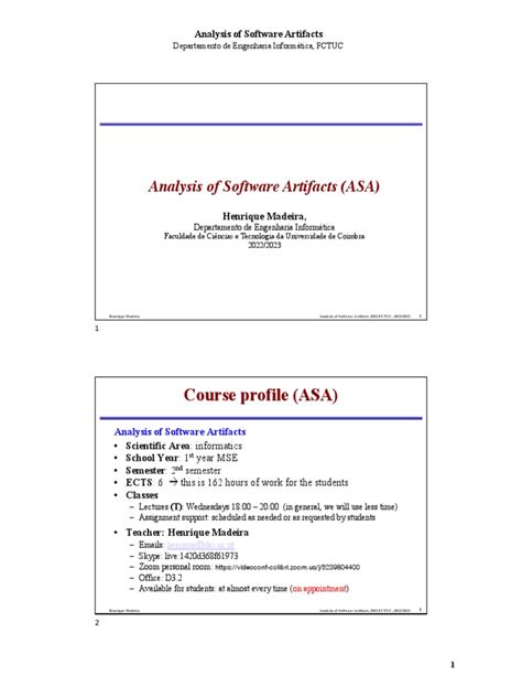 1 Aas Slides Course Presentation Pdf Software Testing Software