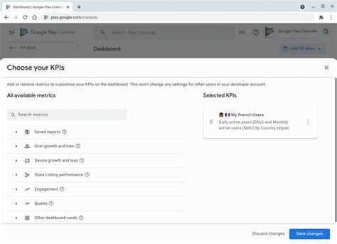 Customize The KPIs On Your Google Play Console Dashboard Unbound