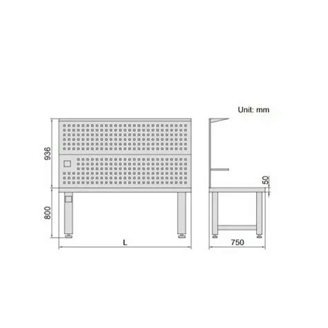 Insize Workbench 1800x750x1736 Mm 7921 18 At ₹ 102467piece Work Benches In Kharghar Navi