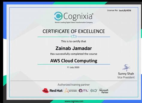 Zainab J On Linkedin Successfully Completed My Aws Cloud Course