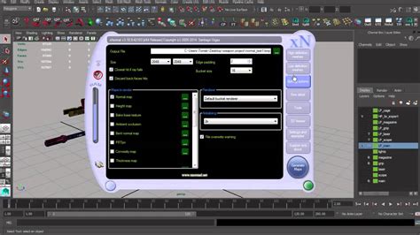 遊戲用武器模型製作教學maya Unreal Engine 4 Lesson 15 Baking Weapons Maps Youtube