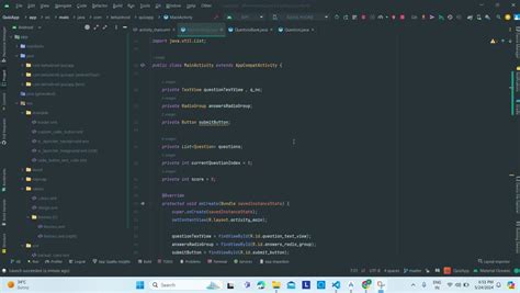 Kehul Sali On Linkedin Androiddevelopment Internship Quizapp Bharatintern