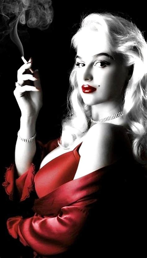 Classic Pic Of A Gorgeous Blonde Having A Smoke Wolf58
