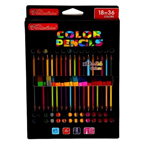 Set Lapices De Colores De Plastico Dos Lados 18 Pzas Sodimac Falabella