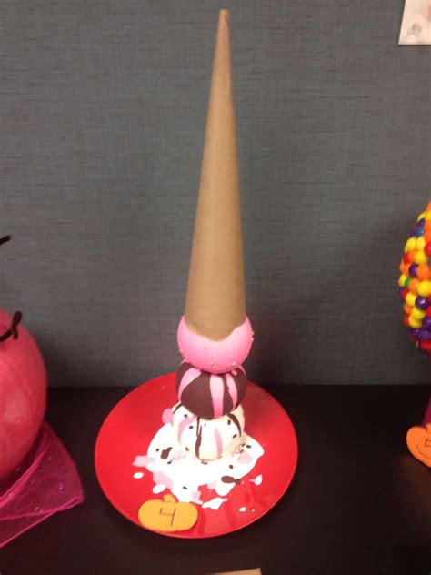 Melted Ice Cream Cone Pumpkin Diy Pumpkin Decorating