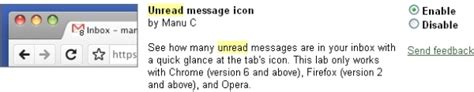 Unread Message Count Icon For Gmail Inbox Install From Gmail Labs