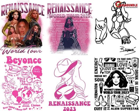 Beyonce Renaissance World Tour 2023 Renaissance World Tour 2023 Png