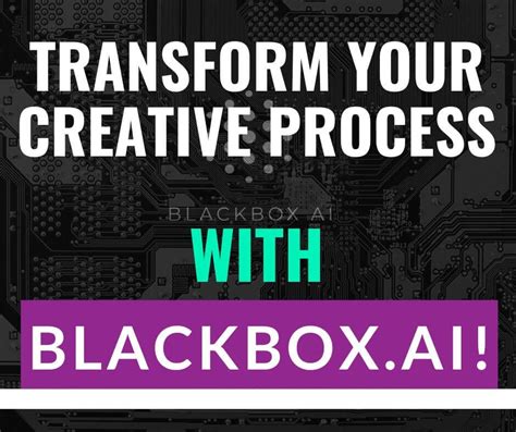 Unlock Your Creativity With Blackboxai Free Image Generation And Ai Tools