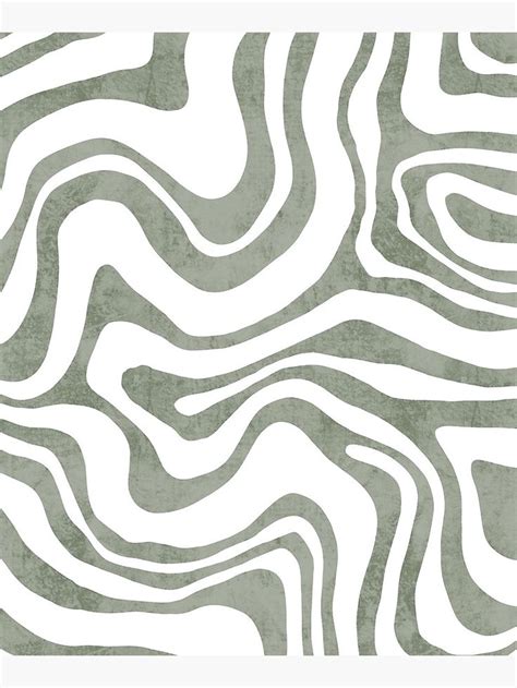 Liquid marble swirl pattern in sage green Mounted Print for Sale by Miss Belle Grüne muster