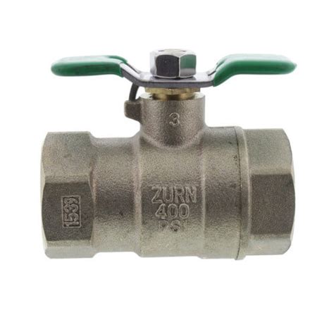 1 850txl Zurn 1 850txl 1 Tapped Fnpt Full Port Ball Valve 400 Psi