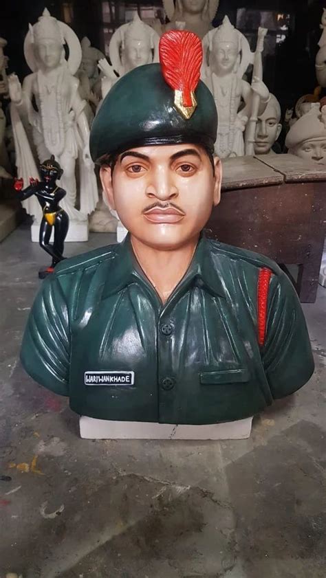 White Marble Maharana Pratap Bust Statue Outdoor Size 2 Feet At Rs