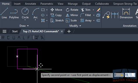 Autocad Move Command