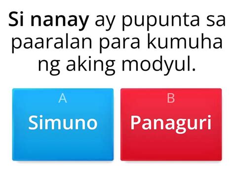 Basahin Mabuti Ang Bawat Pangungusap Piliin Lamang Kung Ito Ay SIMUNO