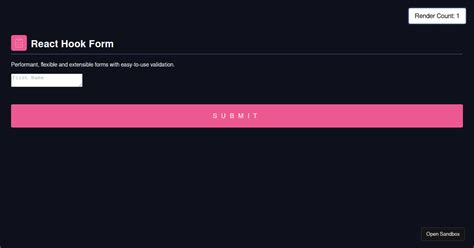 resolver in built validation codesandbox