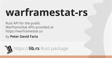 warframestat-rs — db interface for Rust // Lib.rs