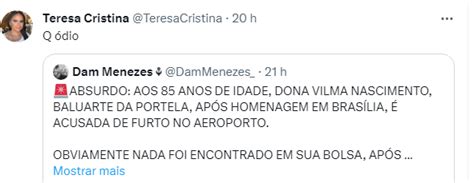 Abordagem Racista Sofrida Por Porta Bandeira Da Portela Em Brasília
