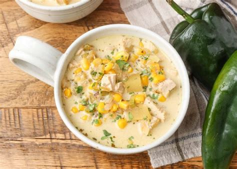 Poblano Corn Chowder Barefeet In The Kitchen