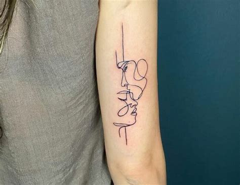 100 Unique Line Tattoo Ideas For Minimalism Enthusiasts Bored Panda