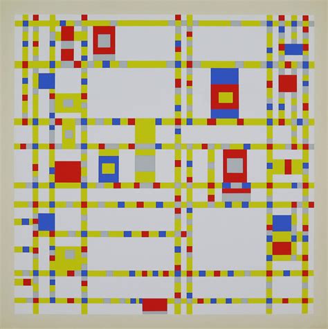 Piet Mondrian Broadway Boogie Woogie — Routhier Collection
