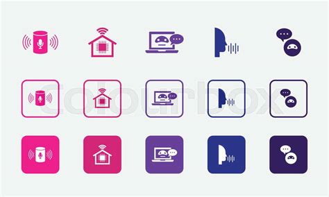 Voice Assistant Smart Home Virtual Assistant Speech Recog Colourbox