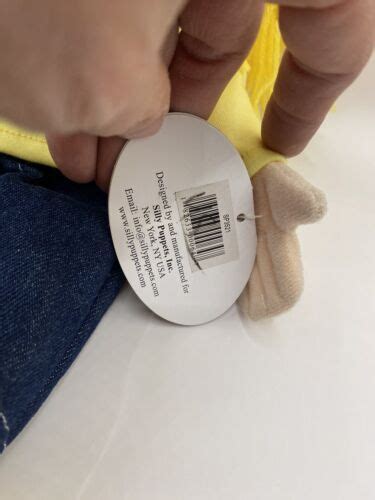 Silly Puppets Hand Puppet Katie Peach Blonde Girl 14” Very Clean