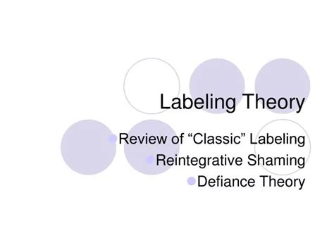 Ppt Labeling Theory Powerpoint Presentation Free Download Id 212574