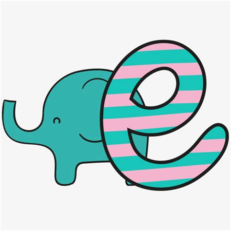 E字母卡通图片 千图网