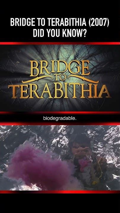 Did You Know This About One Of The Final Scenes In Bridge To Terabithia 2007 Youtube