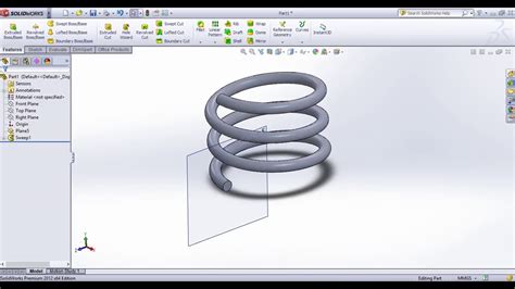 SolidWorks Tutorial In Tamil Plane Reference Geometry Part