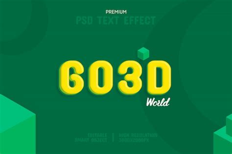 Редактируемый глянцевый текстовый шаблон Candy Премиум Psd Файл