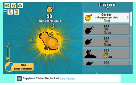 Capybara Clicker Unblocked para Google Chrome Extensión Descargar