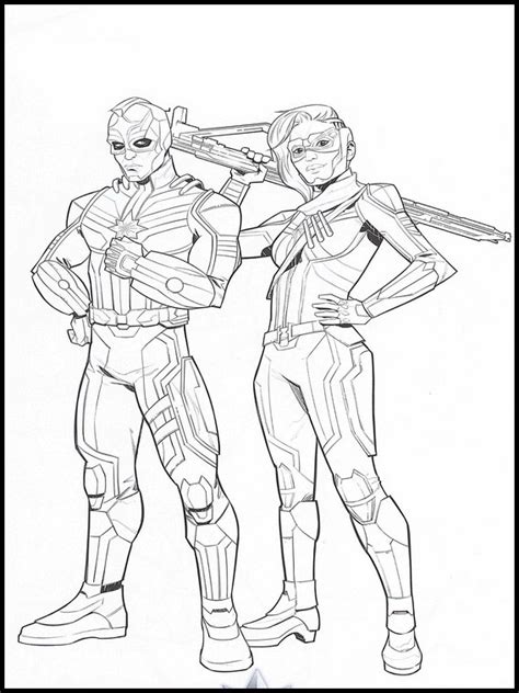 Dibujos Faciles Capitana Marvel 5