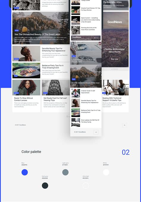 GoodNews Responsive Template For News Websites On Behance