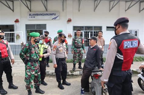 Ciptakan Situasi Yang Aman Dan Kondusif Kodim Way Kanan Dan Polri