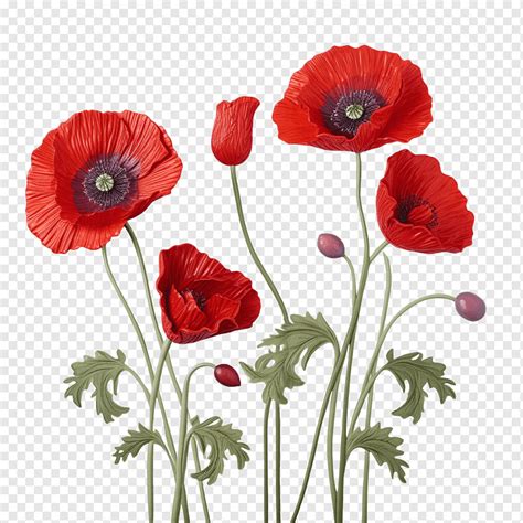 Poppy Flower Png Pngwing