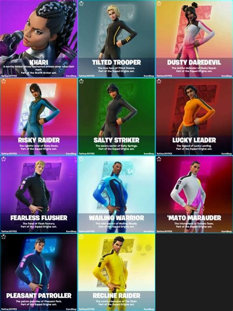 All New V2120 Upcoming Fortnite Leaked Skins And Cosmetics Fortnite