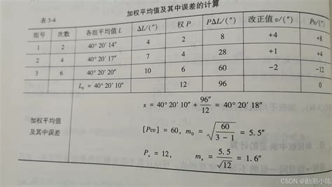 第三章 测量误差基本知识 高差改正数的中误差 Csdn博客
