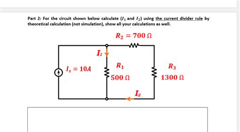 Solved Part 2 For The Circuit Shown Below Calculate I1 And